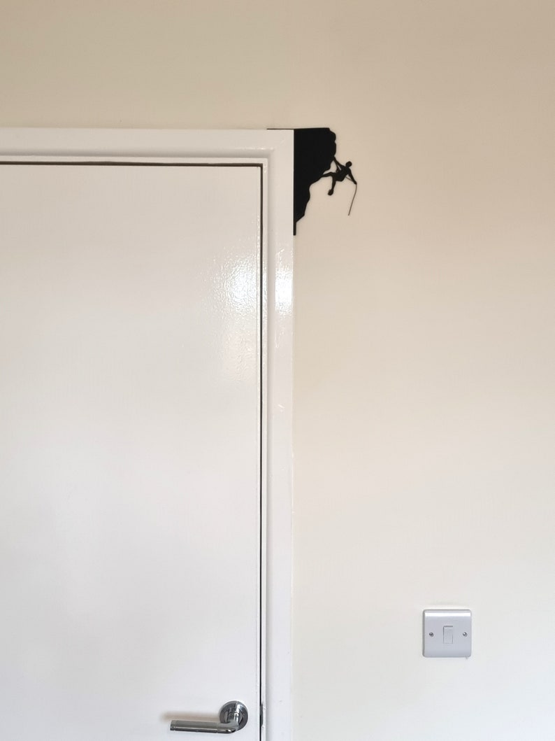 Rock Climbing Door Topper Decoration | Mountaineering Decor / Wall Art ...