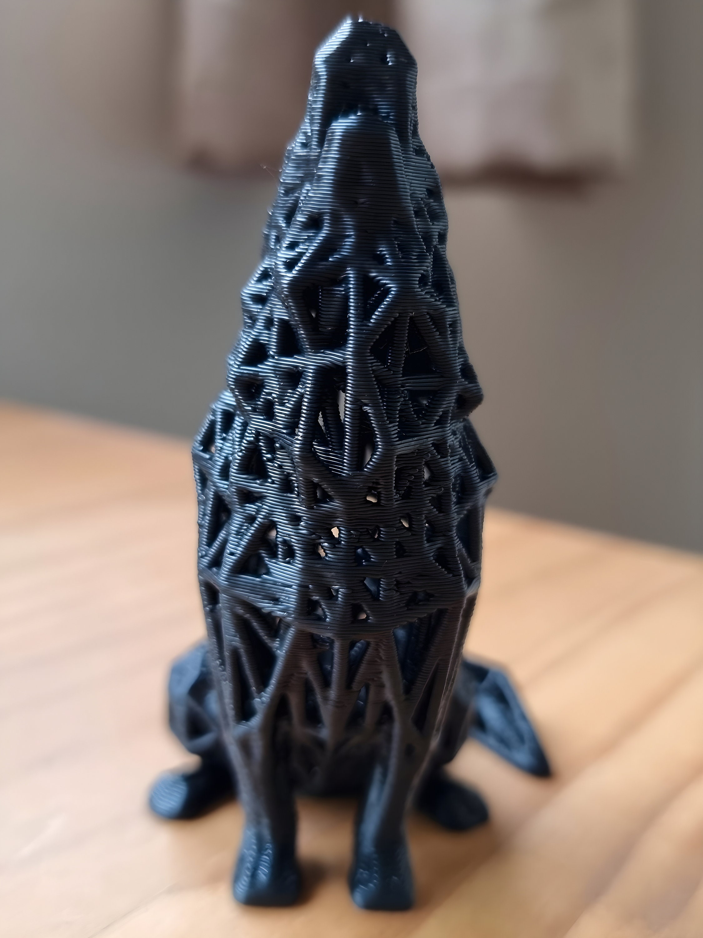 Voronoi Wolf Statue / Wild Animal Sculpture / Geometric Beast - Etsy