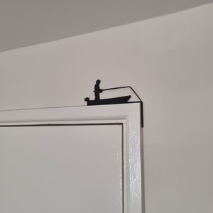 Fisherman Door Topper Decoration | Angler Decor / Wall Art | Lake Catch ...