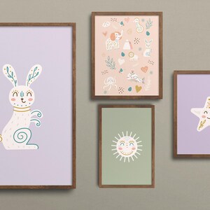 8 Kid's Posters | Wall Art Poster | Poster Print | Nursery Decor | Kid ...