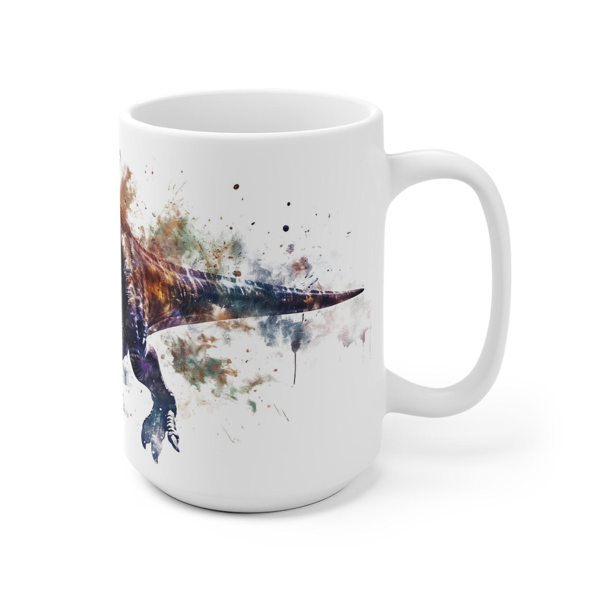 Tyrannosaurus Rex Watercolor Mug Dinosaur Design Mug 330ml/440ml for ...