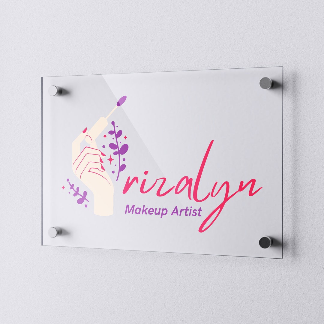 Acrylic Logo Sign Acrylic Office Sign Custom Door Logo Sign - Etsy