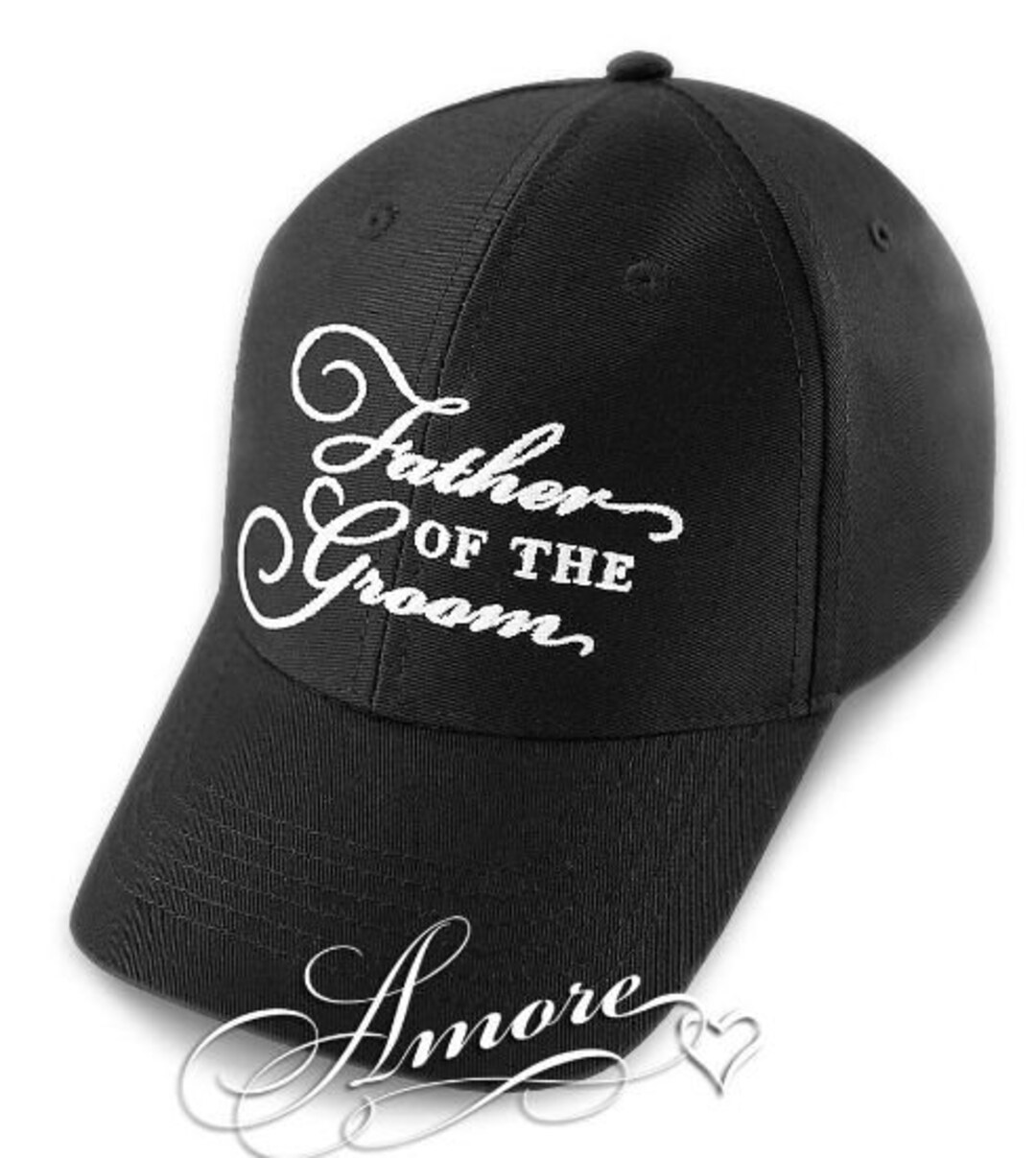 Father of the Bride or Groom Wedding Baseball Cap Black Hat - Etsy
