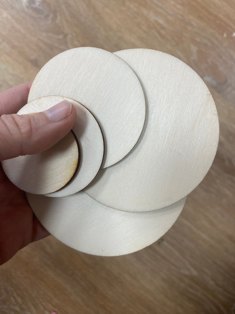 Laser Cut Circle Shapes for Crafting, Various Sizes Circles - Etsy UK