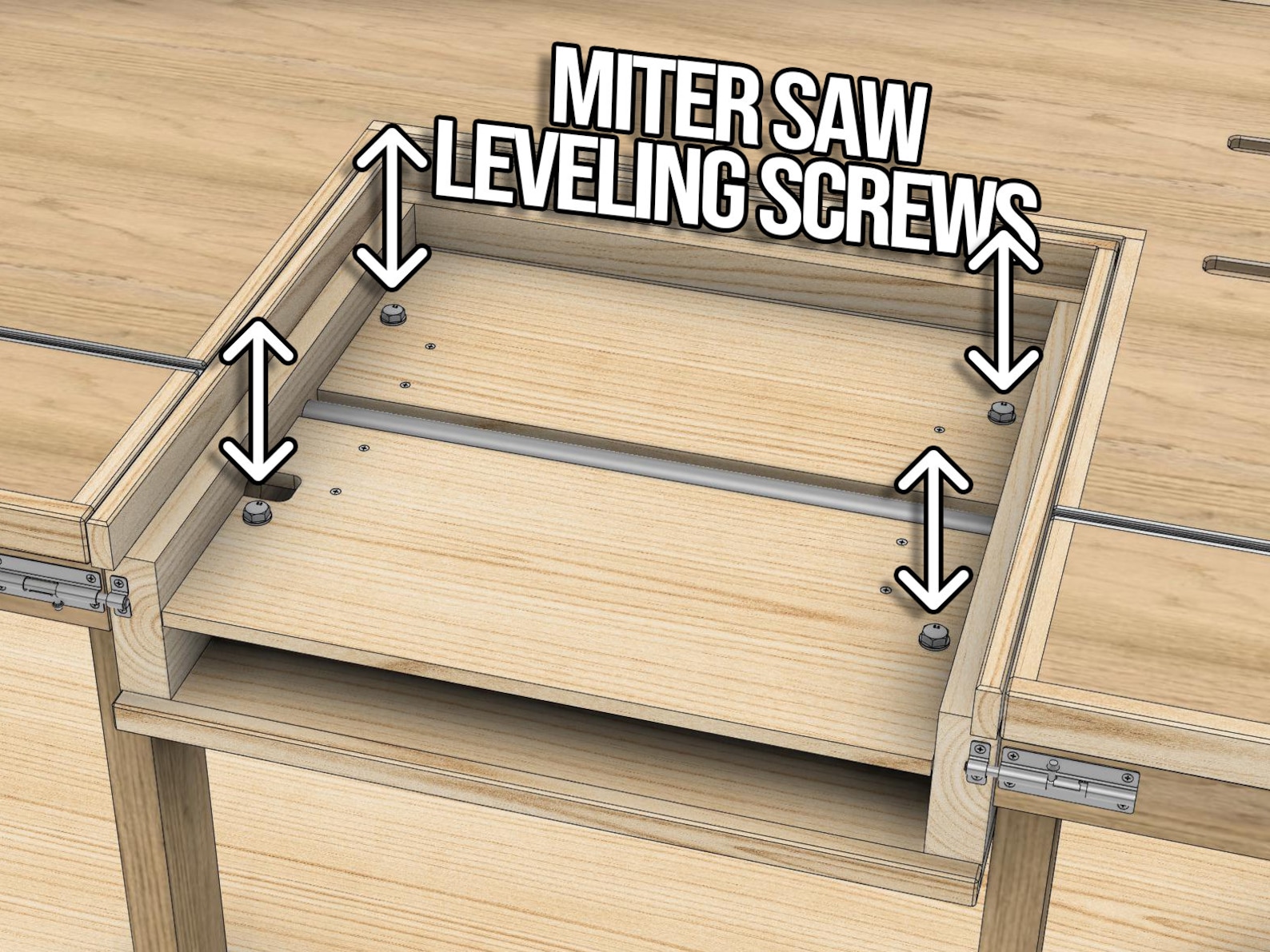 Workbench Plans With Flip-top Miter Saw & Table Saw Integration – Step ...