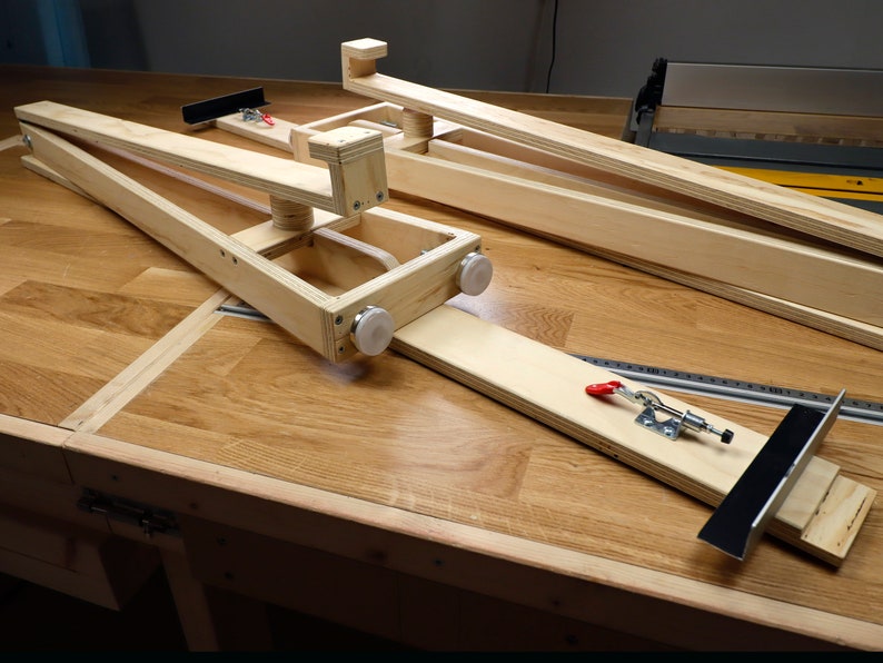 Table Saw Infeed Support Arm Plans – Imperial & Metric, Easy Assembly ...