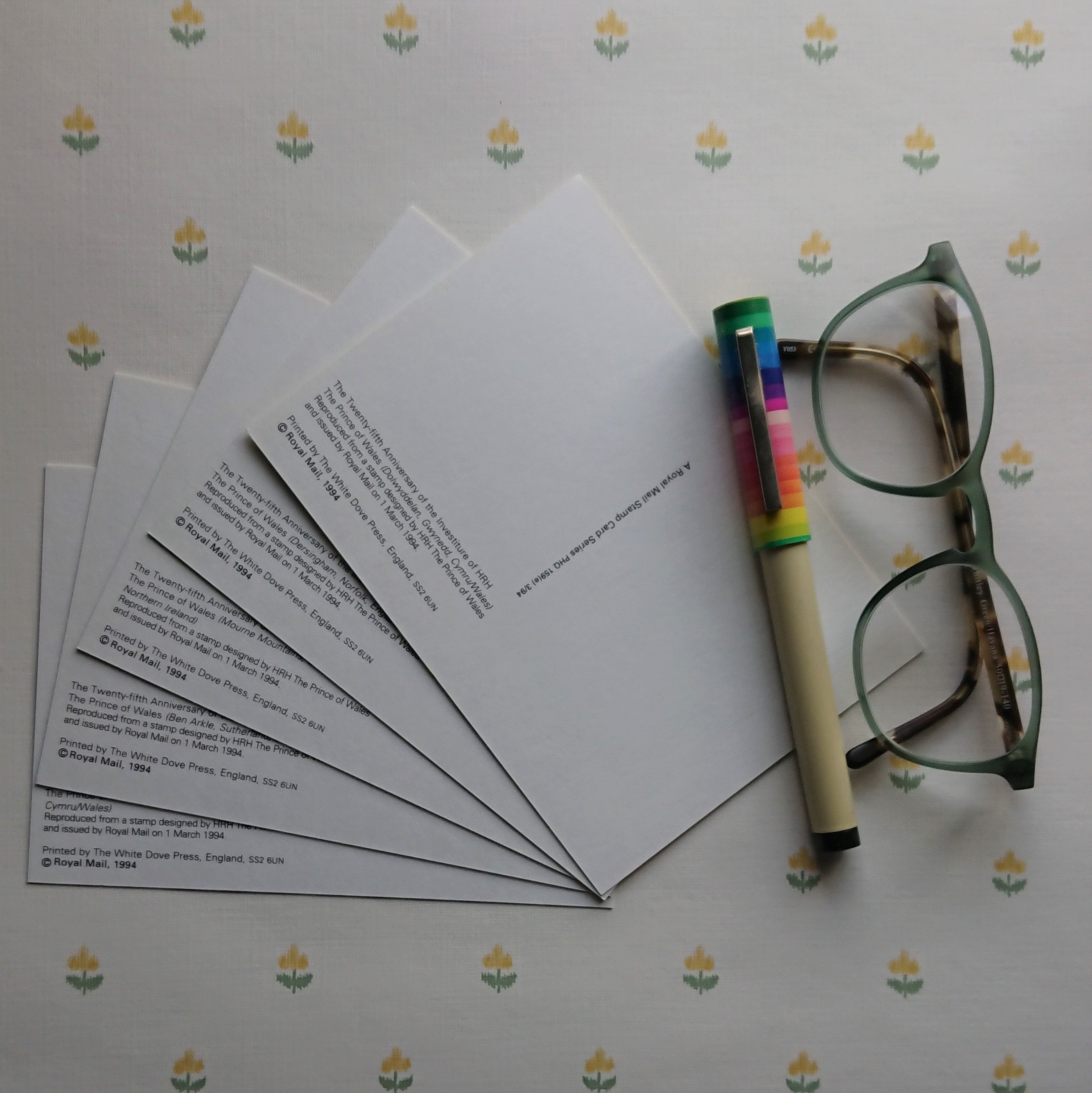 Vintage Stamp Postcards PHQ 159 1994 Prince of Wales 25th - Etsy UK