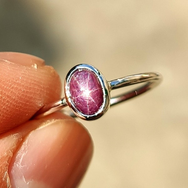 Star Ruby Ring - Etsy