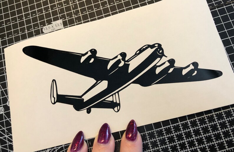 Single Avro Lancaster Bomber Car Decal - Etsy