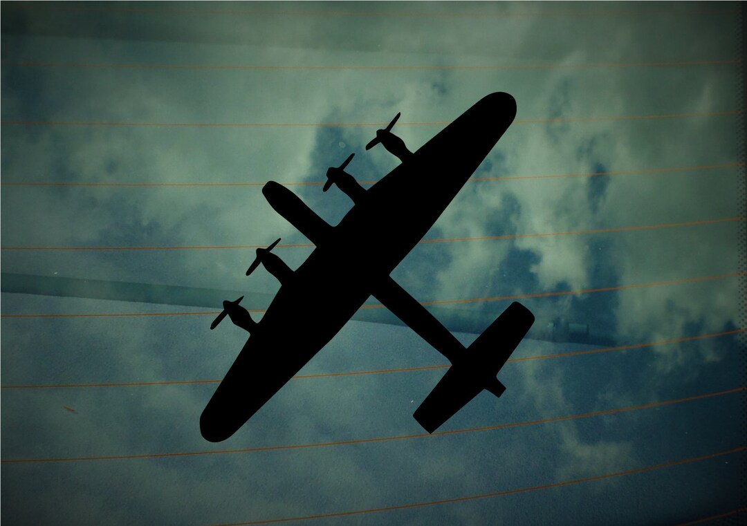 Single Avro Lancaster Bomber Car Decal ...