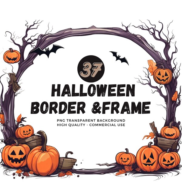 Halloween Clipart - Etsy