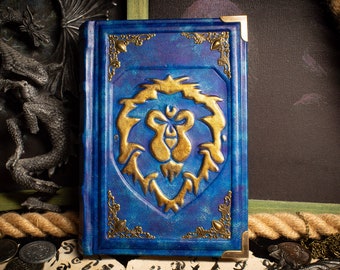 Horde Notebook, Wow, World of Warcraft Book, Leather Notebook, Diary ...