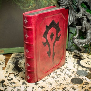 Horde Notebook, Wow, World of Warcraft Book, Leather Notebook, Diary ...
