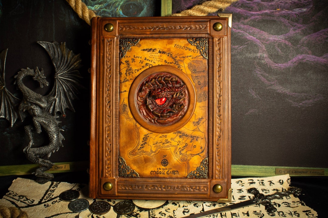 Lord of the Ring Notebook, Leather Notebook, Tolkien, Diary, Journal ...