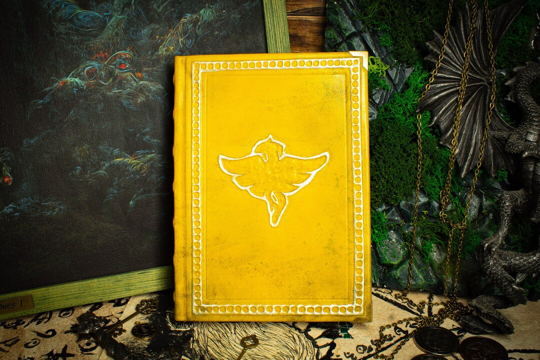 Leather Notebook, Skyrim Book, Diary, Journal, Blank Pages - Etsy