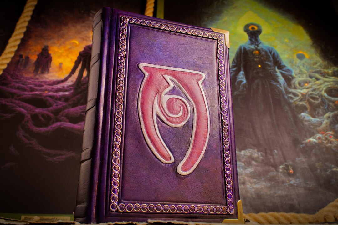 Leather Replica of the Skyrim Magic Book, Book of Oblivion Spells ...