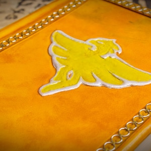 Leather Replica of the Skyrim Magic Book, Book of Restoration Spells ...