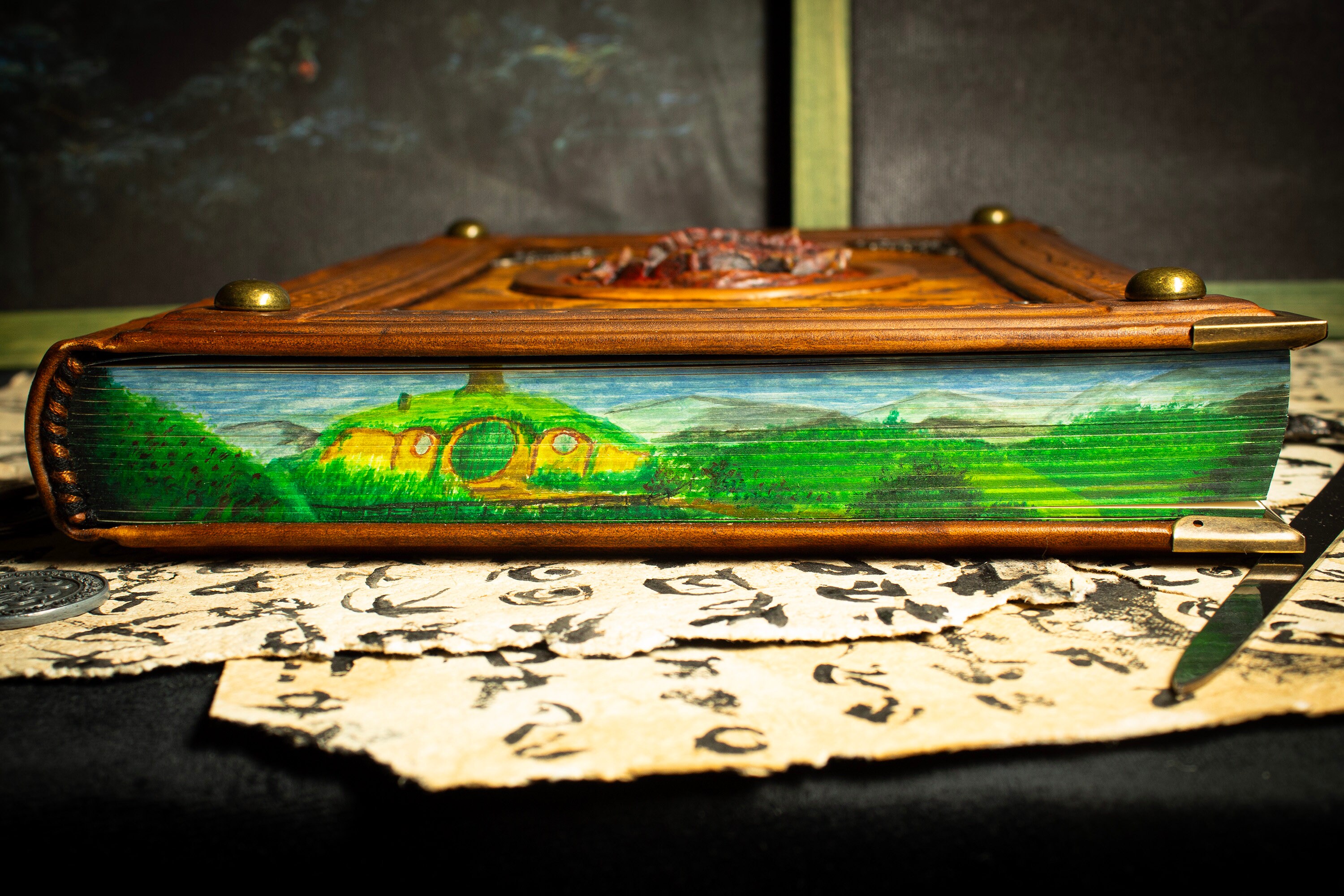 Lord of the Ring Notebook, Leather Notebook, Tolkien, Diary, Journal ...