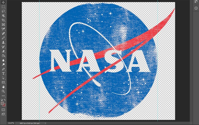 Distressed Nasa Logo Design With Commerical License, Nasa Logo Psd ...