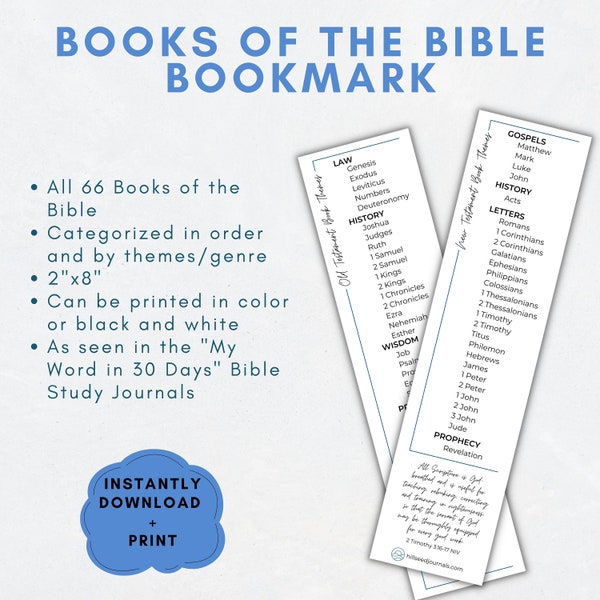 Bible Bookmark - Etsy