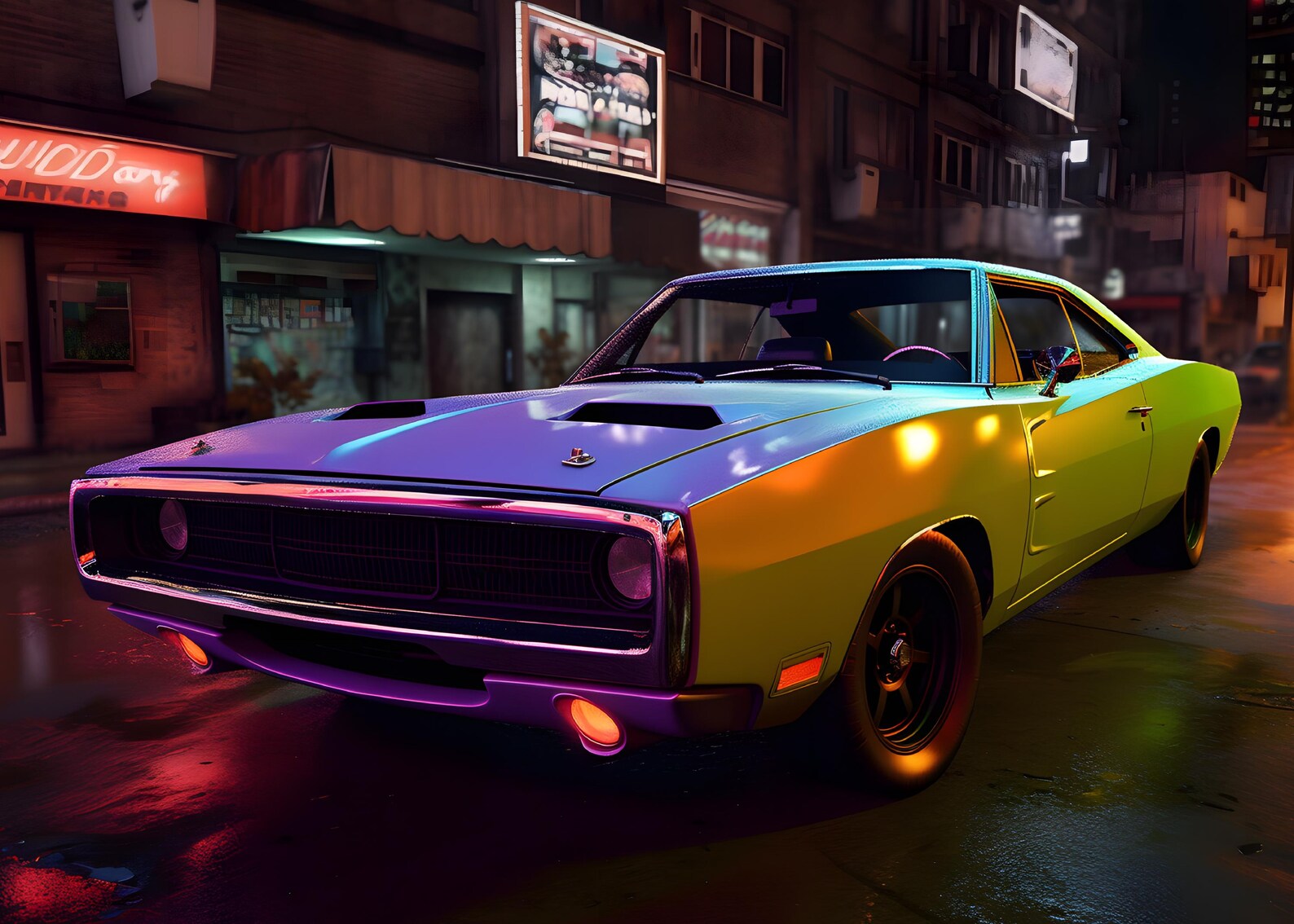 Dodge Charger Poster Download, Dodge Charger Car Poster, Muscle Car ...