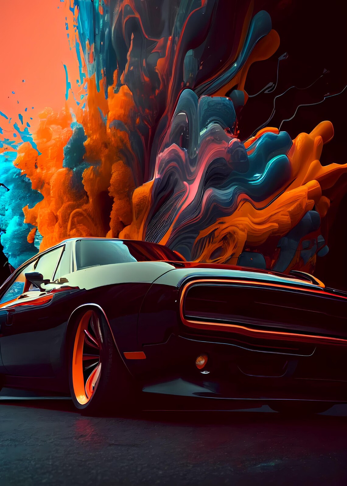 Dodge Charger Poster Download, Car Poster, Dodge Charger, Car Print ...