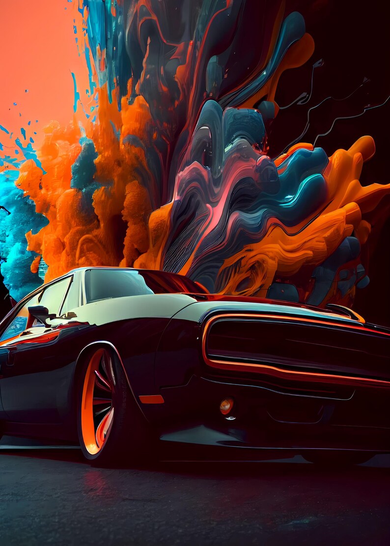 Dodge Charger Poster Download, Car Poster, Dodge Charger, Car Print ...