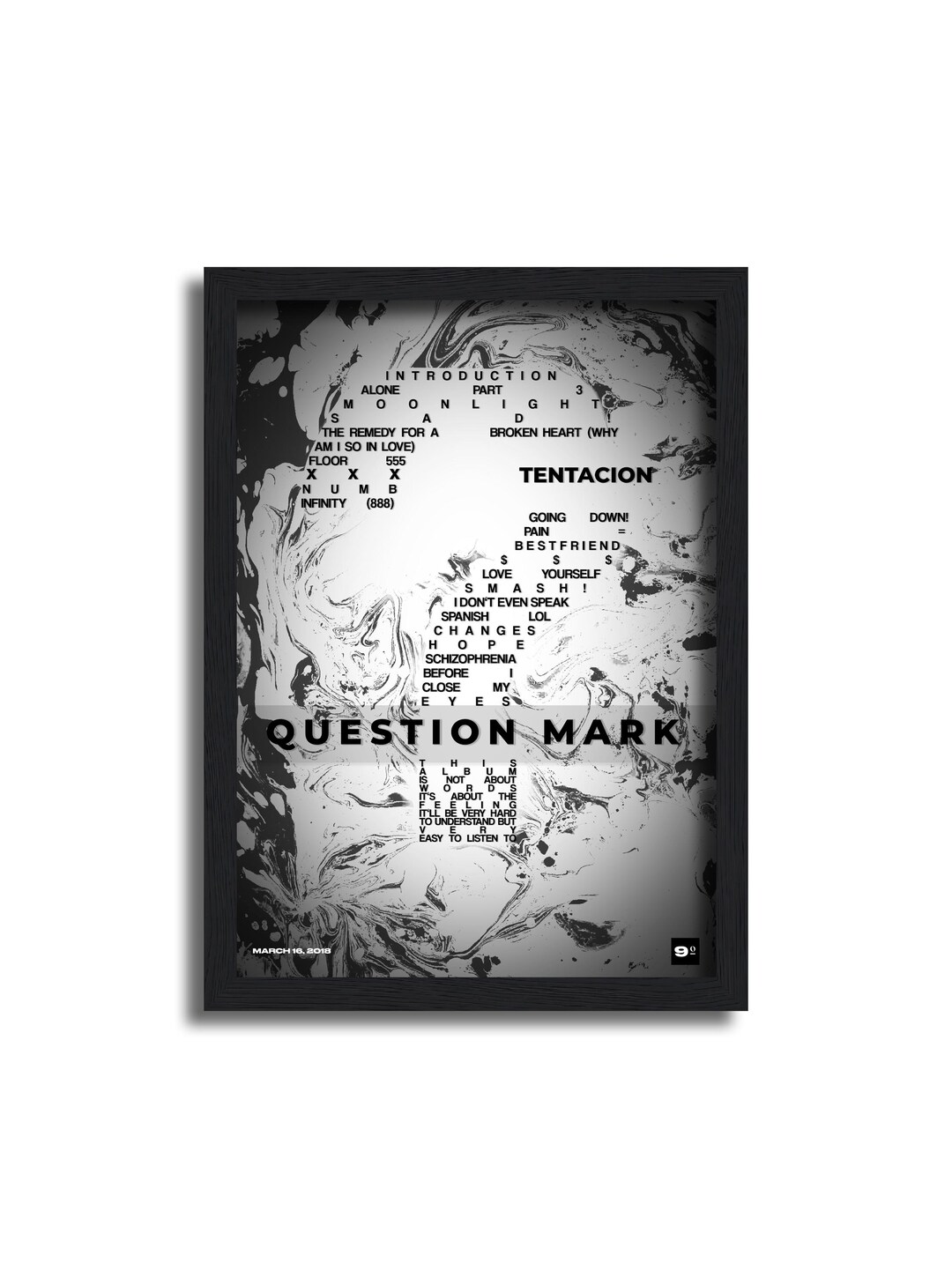 Xxxtentacion Poster, Question Mark Poster, Rap Poster, Music Poster ...