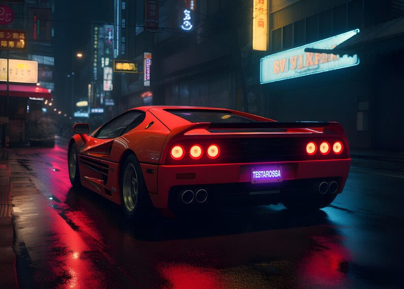 Ferrari Testarossa Poster Download, Ferrari Poster, Testarossa Poster ...