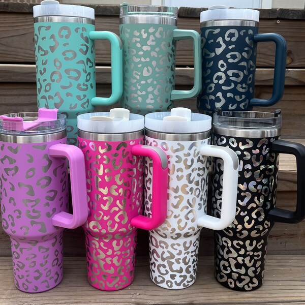 Leopard Tumbler - Etsy
