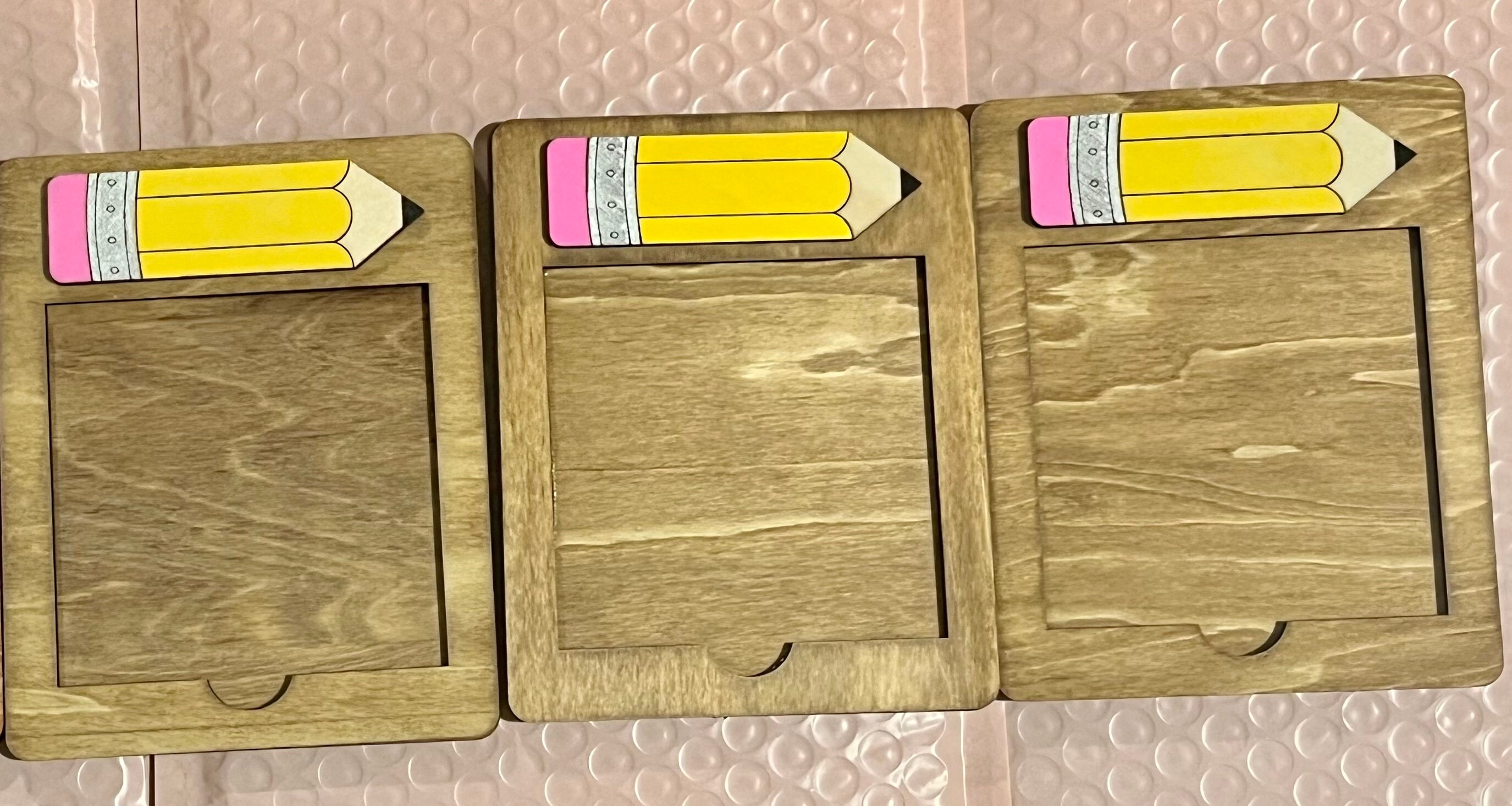 Pencil Post It Note Holder / Teacher Appreciation Gift/ Custom Teacher ...