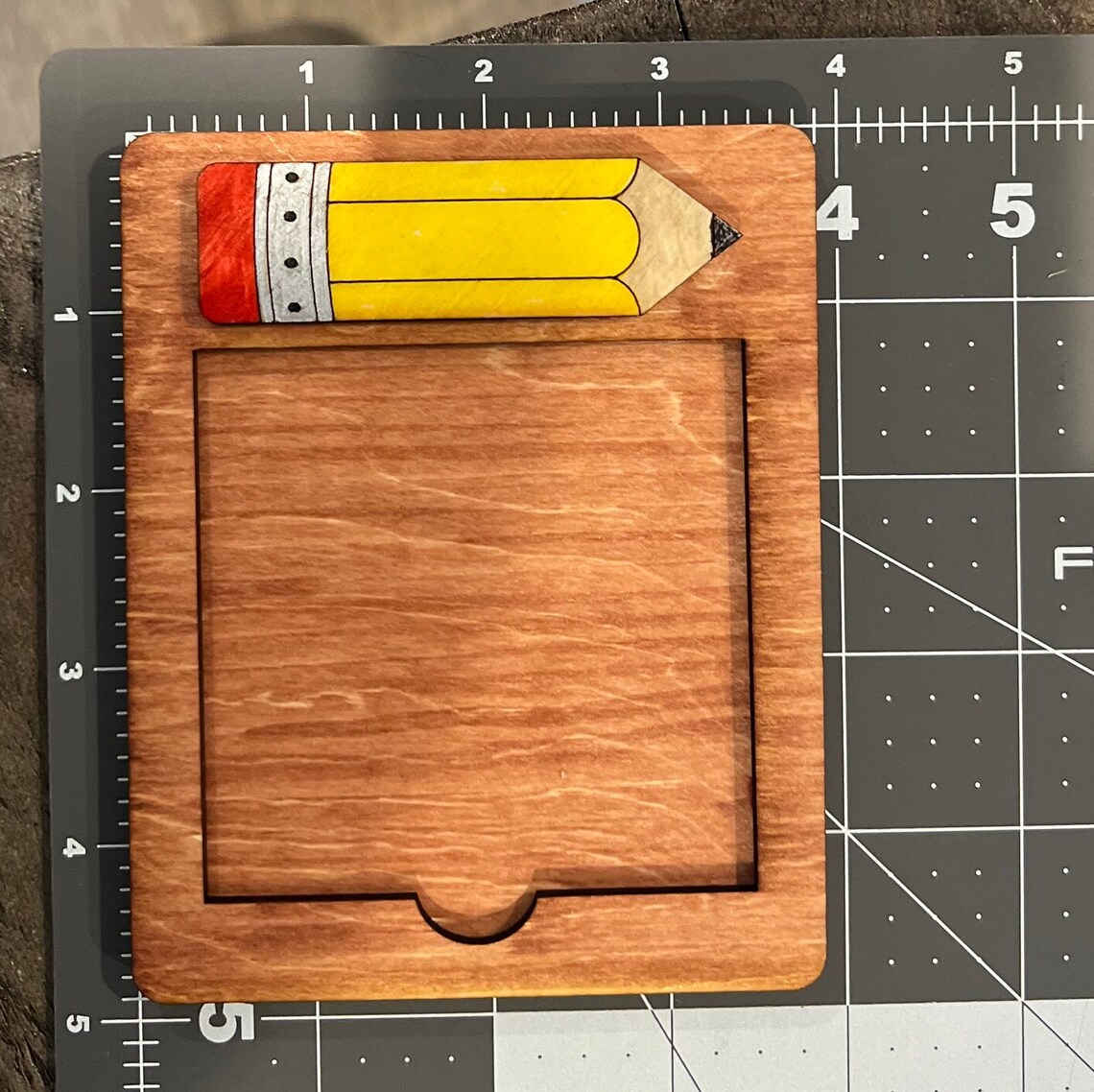 Pencil Post It Note Holder / Teacher Appreciation Gift/ Custom Teacher ...