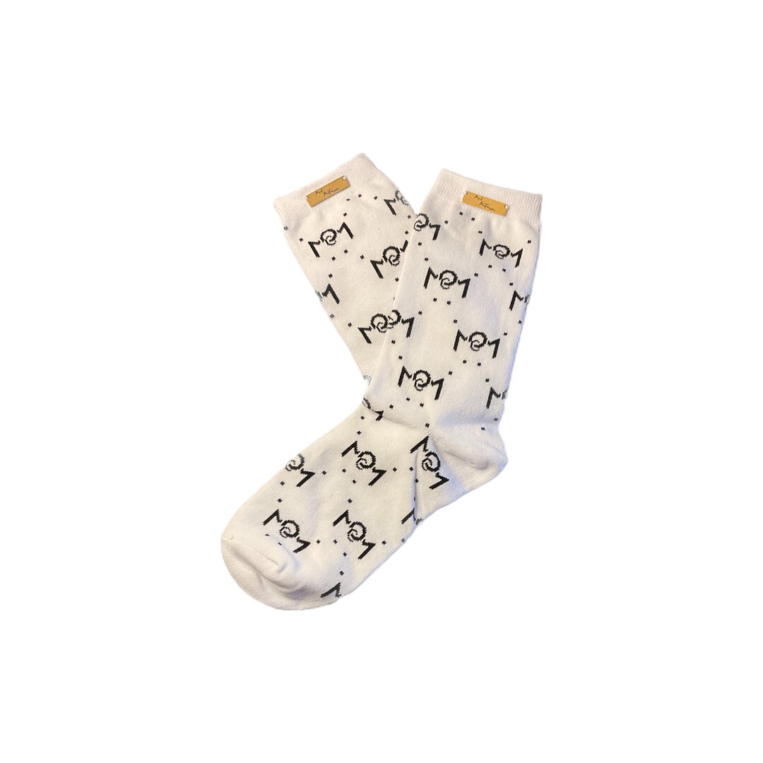 The Classic Signature Monogram Sock - Etsy