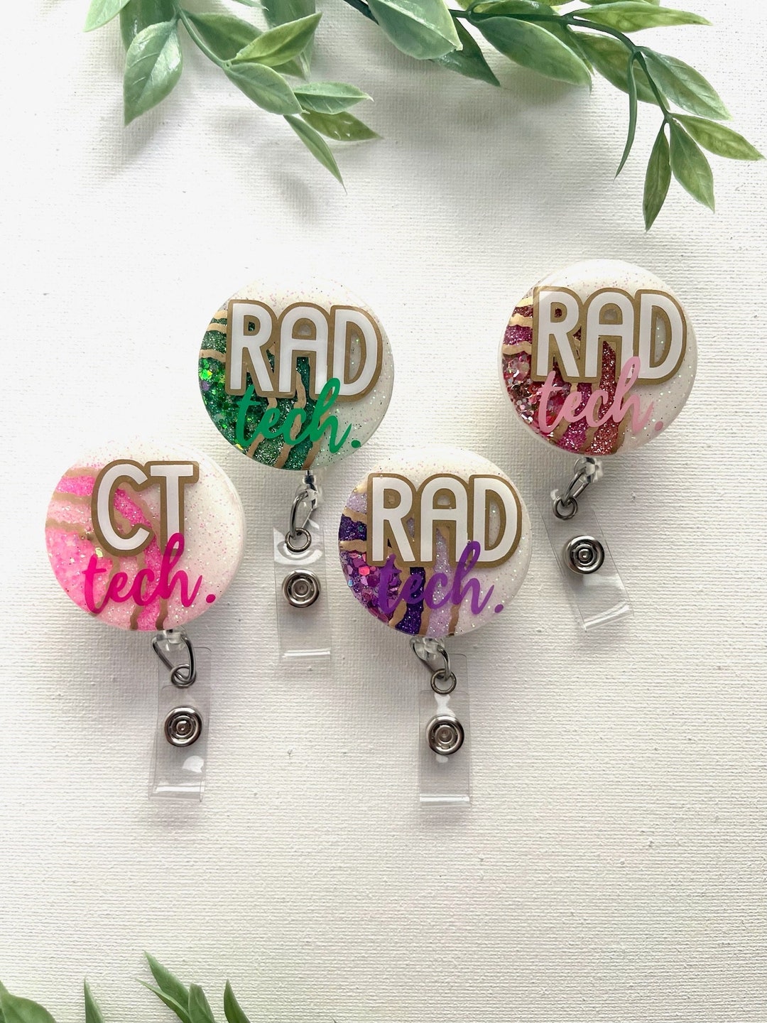Geode Badge Reels, Rad Tech Badge Reel, Ct Tech Badge Reel - Etsy