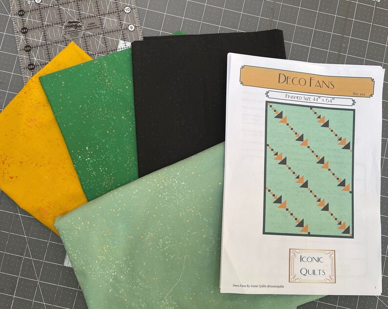 Deco Fans Quilt Pattern - Etsy