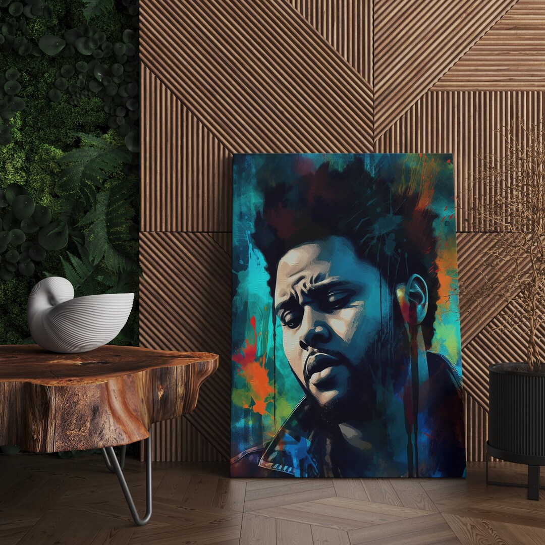 The Weeknd Color Smash Hi-res PRINTABLE FILE Digital Art - Etsy