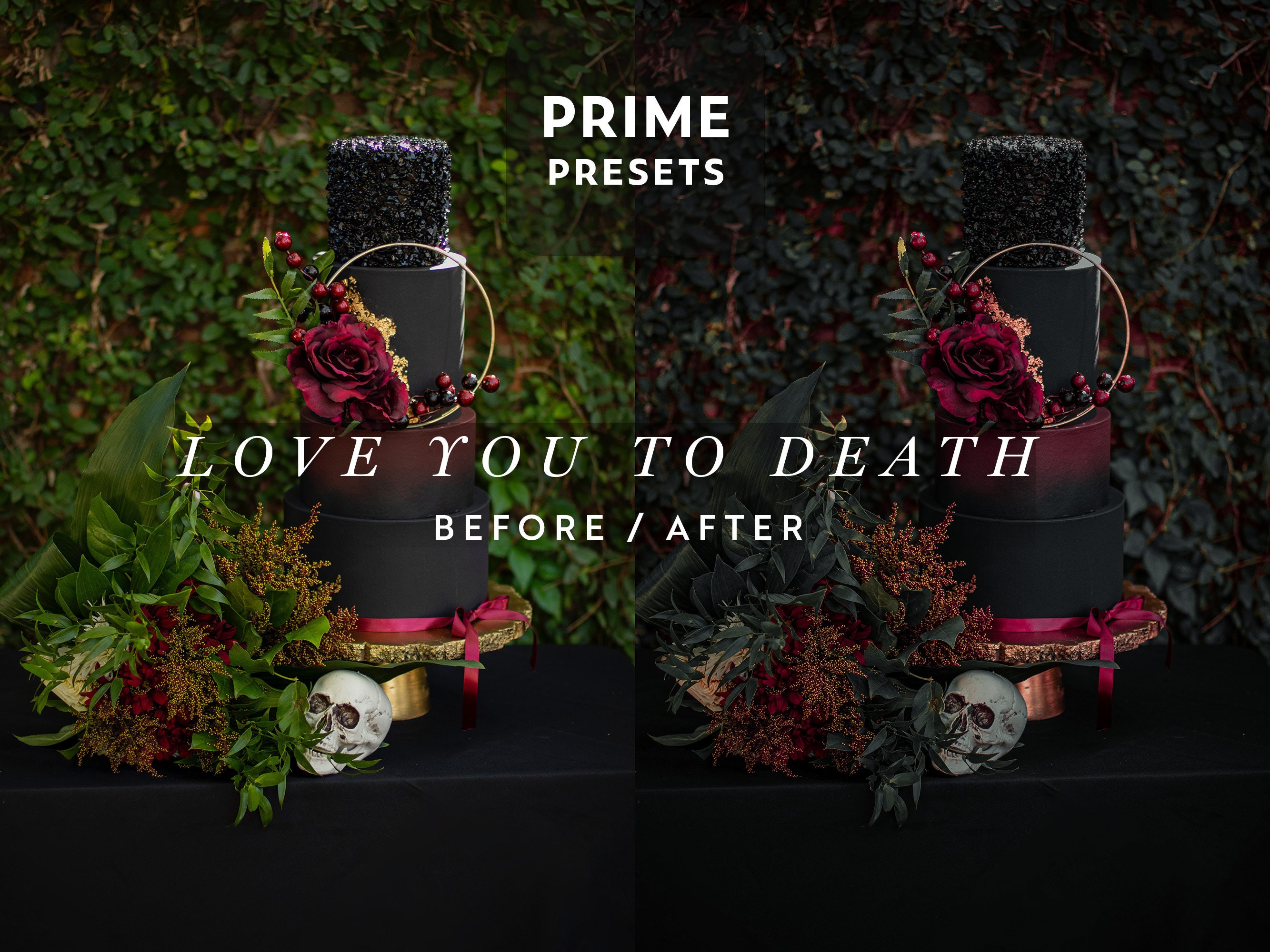 10 Gothic Wedding Lightroom Presets, Moody Presets, Dark Aesthetic ...