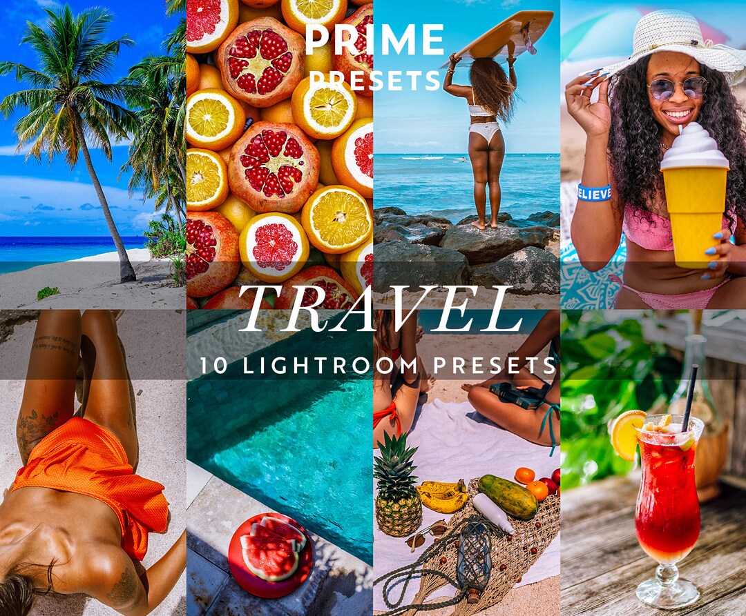 10 Travel Lightroom Presets: Mobile & Desktop Filters - Etsy