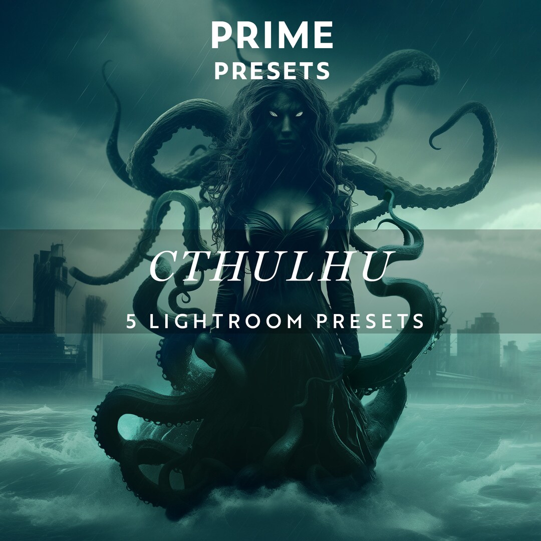 5 CTHULHU Lightroom Mobile & Desktop Presets, Lovecraftian, Eldrich ...
