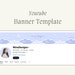 PASTEL GRADIENT Youtube Channel Branding Kit Banner, Animated Intro and Outro Editable Canva ...