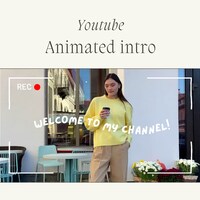 HEART GRADIENT Animated Intro Video Youtube Channel Loading Animation Editable Canva Template ...