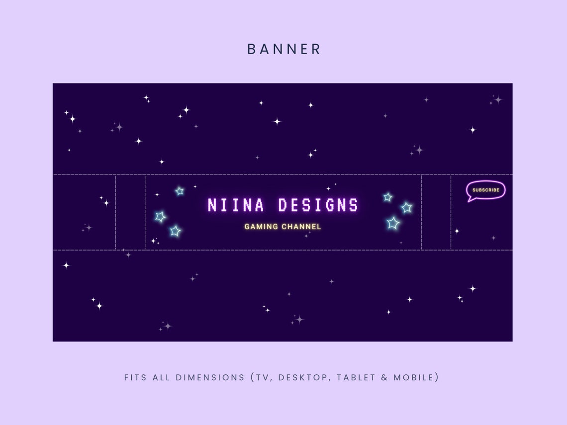 DARK NEON Youtube Channel Branding Kit | Banner, Animated Intro and ...