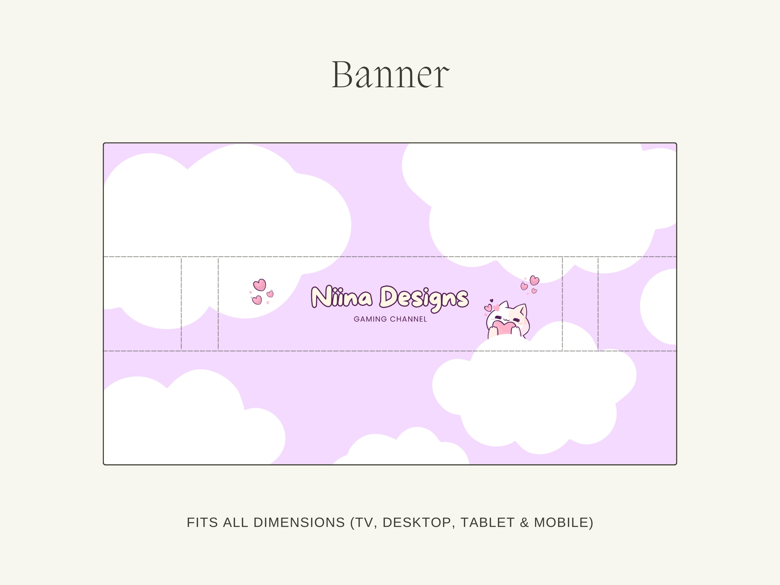 KAWAII Youtube Channel Branding Kit | Banner, Animated Intro and Outro ...