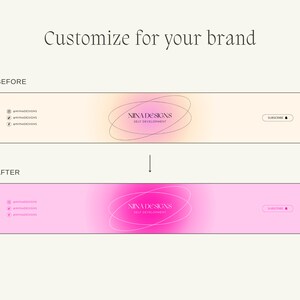 PASTEL GRADIENT Youtube Channel Branding Kit | Banner, Animated Intro ...