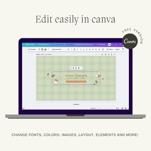 COTTAGE CORE Youtube Channel Banner | Editable Canva Template | Forest ...