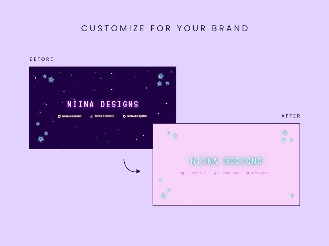 DARK NEON Youtube Channel Branding Kit | Banner, Animated Intro and ...