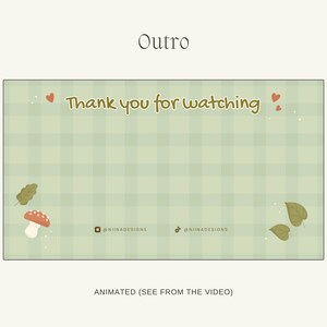 COTTAGE CORE Youtube Channel Branding Kit | Banner, Animated Intro and ...