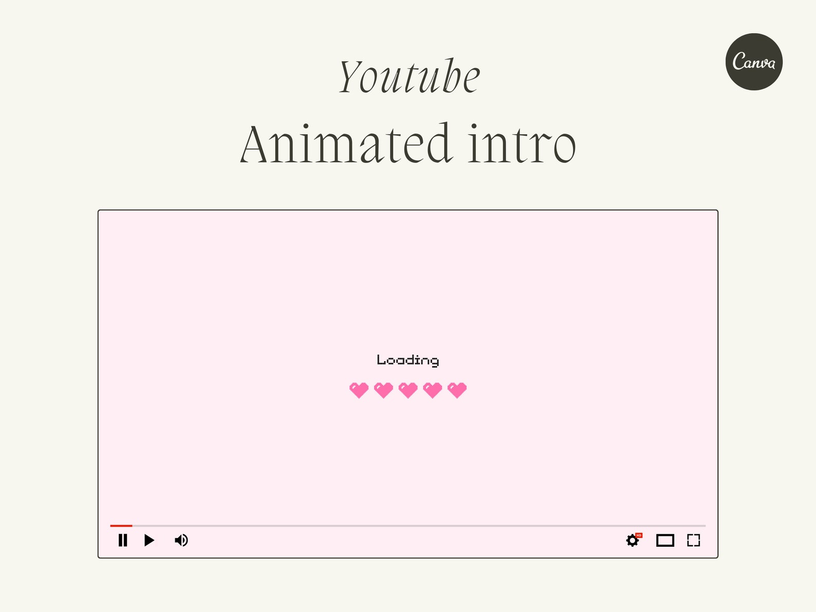 HEART PROGRESS BAR Animated Intro Video | Youtube Channel Loading ...
