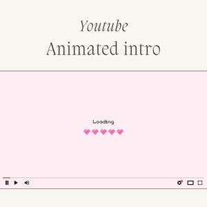 HEART PROGRESS BAR Animated Intro Video | Youtube Channel Loading ...