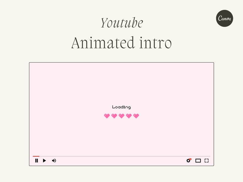HEART PROGRESS BAR Animated Intro Video | Youtube Channel Loading ...